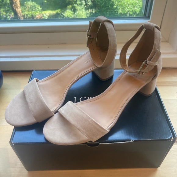 J. Crew | Shoes | Jcrew Suede Block Heel Sandals | Poshmark